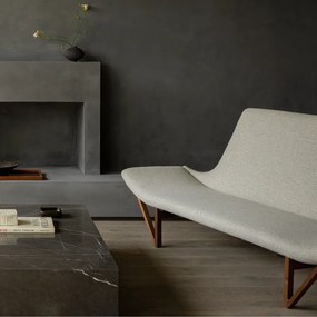 Audo CPH Hnědo šedý mramorový konferenční stolek AUDO PLINTH 137 x 76 cm