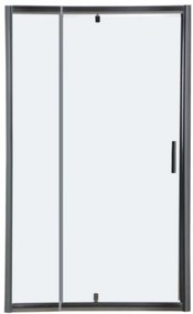 WellMall ZETA 120 sprchové dveře do niky 98 - 121 cm ZETA120