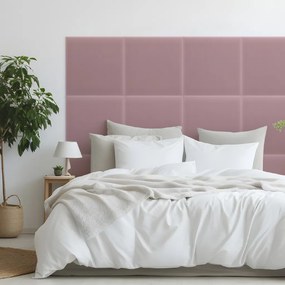 Sametový čalouněný panel - Čtverec - 50x50cm Farba: Růžová