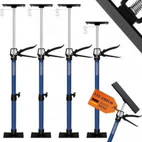 Rozpěra zárubní sada 4 ks modrý 115-290cm