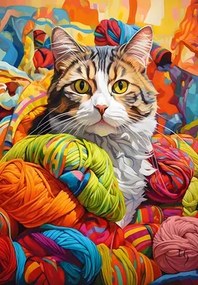 CHERRY PAZZI Puzzle Kočičí vrtochy / 500 dílků