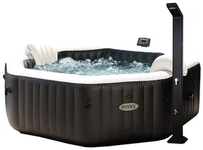 Marimex | Vířivý bazén Pure Spa - Jet & Bubble Deluxe HWS 4 + Solární sprcha UNO 35 l hliníková s LED světlem | 19900164