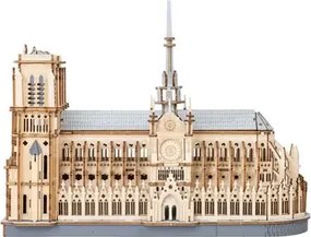 RoboTime 3D dřevěná skládačka Pařížská katedrála Notre-Dame