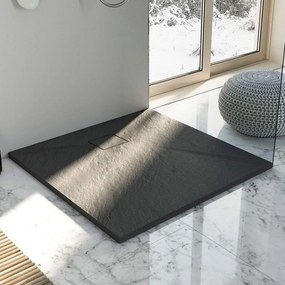 Rea Magnum Black, SMC sprchová vanička 90x90x2, 5 cm, černá, REA-K3334