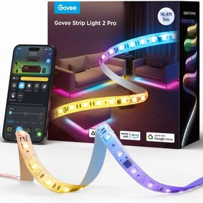Led pásek govee strip light 2 pro rgbicww matter, 5 m