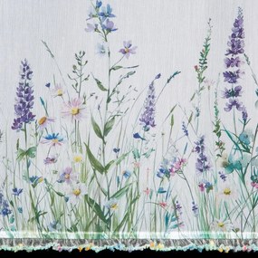 KRÁTKÁ ZÁCLONA NA PÁSCE MEADOW 150X70 CM KVĚTY