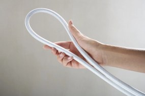 Hansgrohe Designflex, textilní sprchová hadice 2000 mm, bílá matná, HAN-28230700