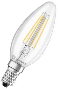 LED žárovka E14 LEDVANCE CL B FIL 4W (40W) teplá bílá (2700K) svíčka