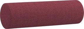 3dílná sedací souprava s polštáři vínová textil 3201264