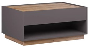 Konferenční stolek TREVISO - dub artisan/šedá
