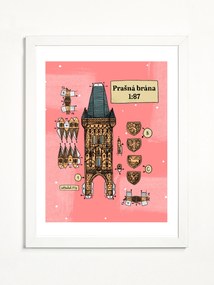 Filip Zatloukal | Prašná brána Rám: Černý, Velikost: 30 x 20 cm