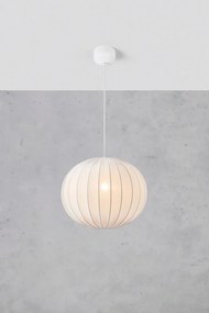 Bílé závěsné svítidlo ø 50 cm Solia – Markslöjd