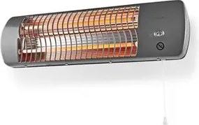 Nedis Koupelnové ohřívače šedá / 1200 W / 2 Tepelné Režimy / X4