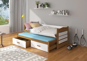 Postel dvojitá s matracemi TIARRO 180x80