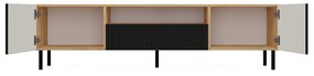 Televizní stolek KAMA SLIM 2D1S artisan/černá