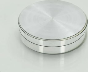 vidaXL Otočný servírovací tác transparentní 60 cm tvrzené sklo [249498]