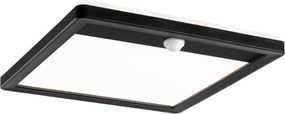 P 94665 LED venkovní panel Lamina vč. pohybové čidlo IP44 hranaté 250x250mm 3000K 14,5W 230V černá umělá hmota - PAULMANN