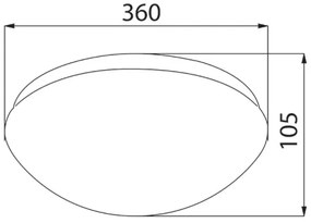 LED svítidlo McLED Cala 18 18W IP44 2700K teplá bílá ML-411.205.32.0