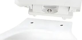 MSV EASY CLEAN bílá / WC prkénko / Easy Close / 450 x 360 x 56 mm