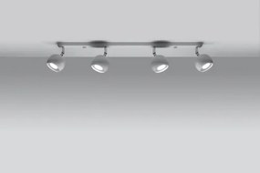 Stropní bodové svítidlo SOLLUX Oculare 4l GU10 4x40W bez zdroje SL.0441 bílá