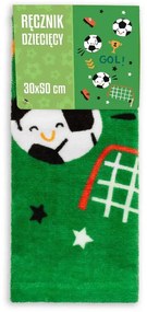 DĚTSKÝ FROTÉ RUČNÍK FOOTBALL 30X50 CM VZOROVANÁ