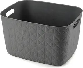 Curver Softex L tmavě šedá / Úložný koš / 19 l