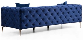 Atelier del Sofa 3-místná pohovka Como - Navy Blue, Modrá