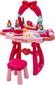 Dětský toaletní stolek s hudbou a židličkou BABY MIX