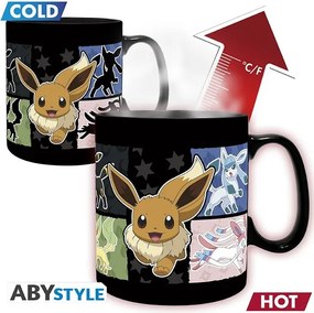 Hrnek Pokémon - Eevee 460 ml (měnící se motiv)