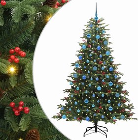 Umělý vánoční stromeček Zelená 180 cm PVC, kov a plast 3395557