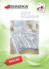 Bavlněné povlečení Indián denim 140x200, 70x90 cm
