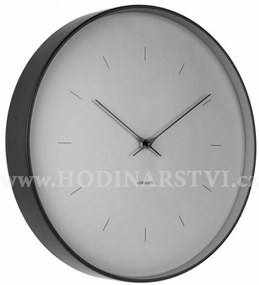 Designové nástěnné hodiny 5707GY Karlsson 37cm