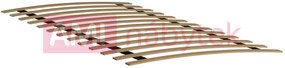 Elastický dřevěný rošt 70x200 13 lamel