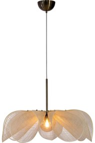 Markslöjd 108661 - Lustr na lanku STYRKA 1xE27/40W/230V pr. 75 cm béžová