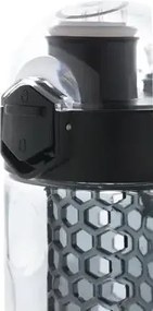 XD Design HoneyComb černá / Láhev na vodu / s košíkem na ovoce / uzamy