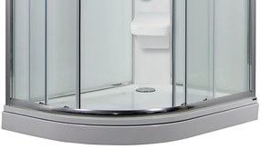ARTTEC SIRIUS 120 x 90 cm - Masážní sprchový box model 5 čiré sklo pravá vanička