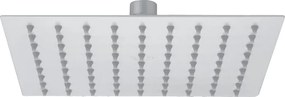 Laveo Kvadrato, horní/hlavová sprcha 200x200 mm, čtverec, bílá, LAV-NLQ_6DAS