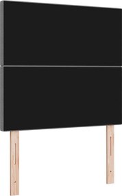 Čelo postele Světle šedá 80 cm Žebrovaná látka 3337712