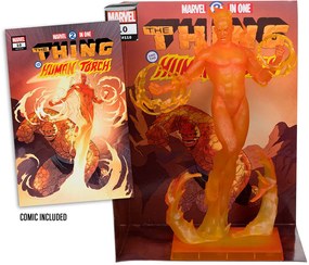 Marvel - human torch w/ scene - figurka