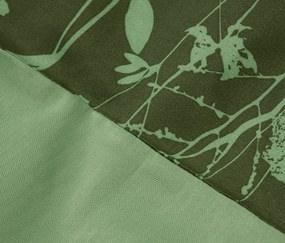 Tchibo - Mikroflanelové povlečení - barva: zelená