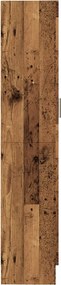 Knihovna old wood 82,5 x 30,5 x 150 cm kompozitní dřevo 3345215