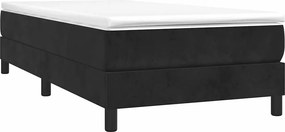 Rám postele s boxspringem černá 90x190 cm samet 3120744