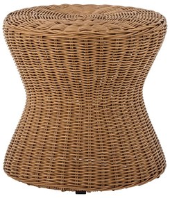 Kulatý zahradní odkládací stolek z umělého ratanu ø 53 cm Roccas – Bloomingville