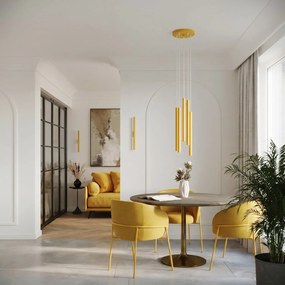 Sollux Lighting Závěsné svítidlo PASTELO 3P žluté