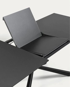 Rozkládací jídelní stůl s přídavnou deskou s keramickou deskou 90x160 cm Theone – Kave Home