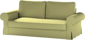 Potah na pohovku IKEA Backabro, 3-místná, rozkládací barva zelená látka lesklé, sametová