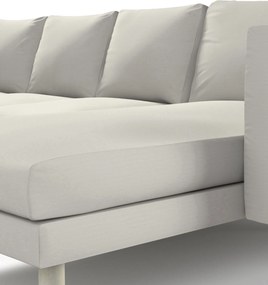 Potah na pohovku IKEA Norsborg 4-místná se šezlongem barva šedá