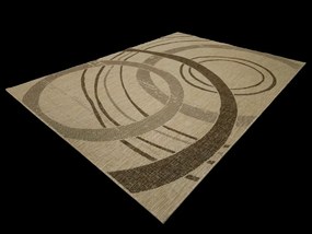 BE Koberec Eqos 0003 BEIGE - béžový obdélníkový Rozměr: 120x180 cm