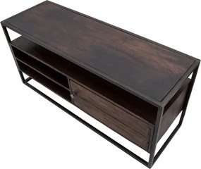 Designový TV stolek Yashpal 120 cm hnědý