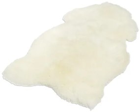 Koberce Breno Kusový koberec Ovčí kožešina velká krémově bílá, Bílá, 70 x 110 cm